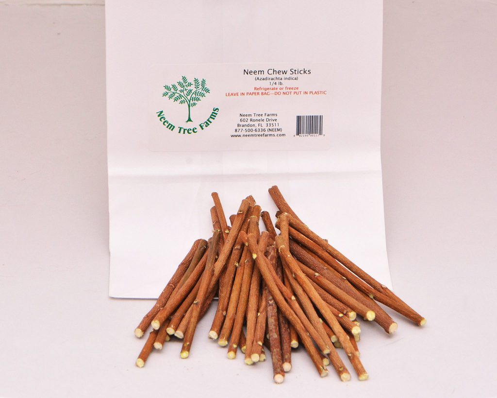 Neem Sticks - Neem Chew Sticks for Dogs | Neem Tree Farms